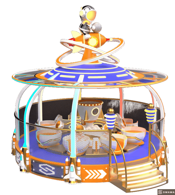 Swawa Cyber-Space Ball Shooting Ride - 16-Seat Interactive Family ...
